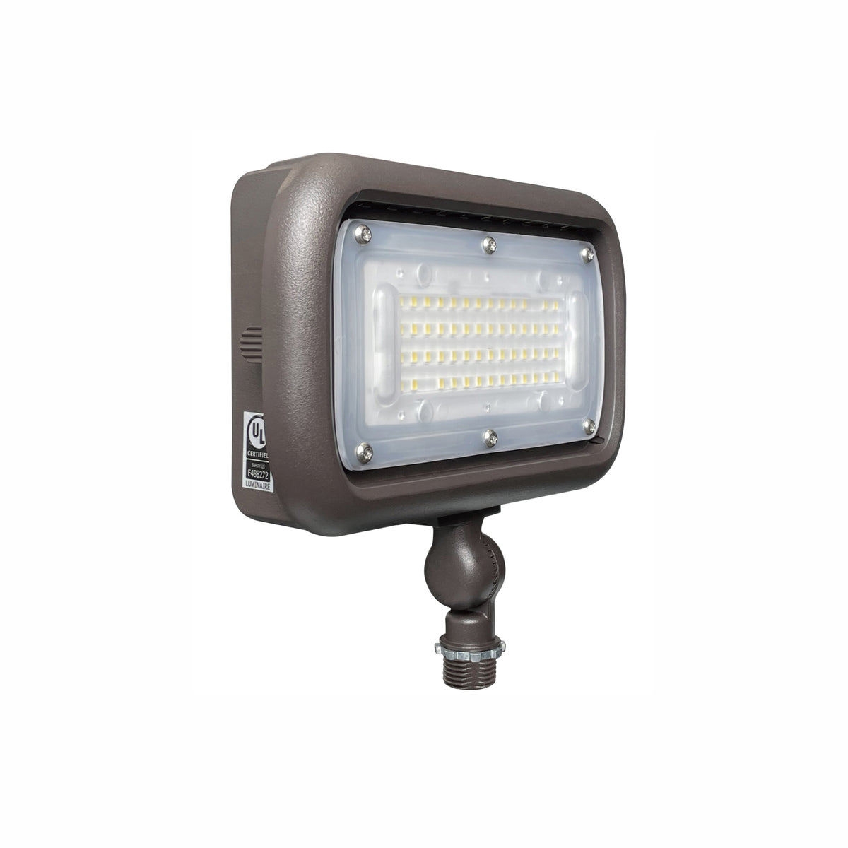 45W Compact LED Flood Light, Security Lights, 120-277V AC, IP66 Waterp ...