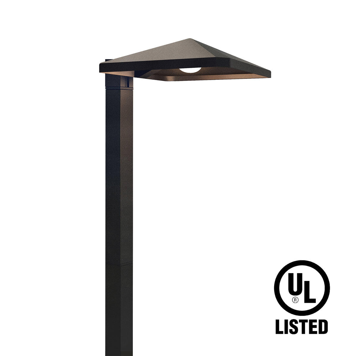 Low Voltage Rectangle Hat Pathway Light, 9-15V AC/DC, 3W, 3000K — GKOPLUS