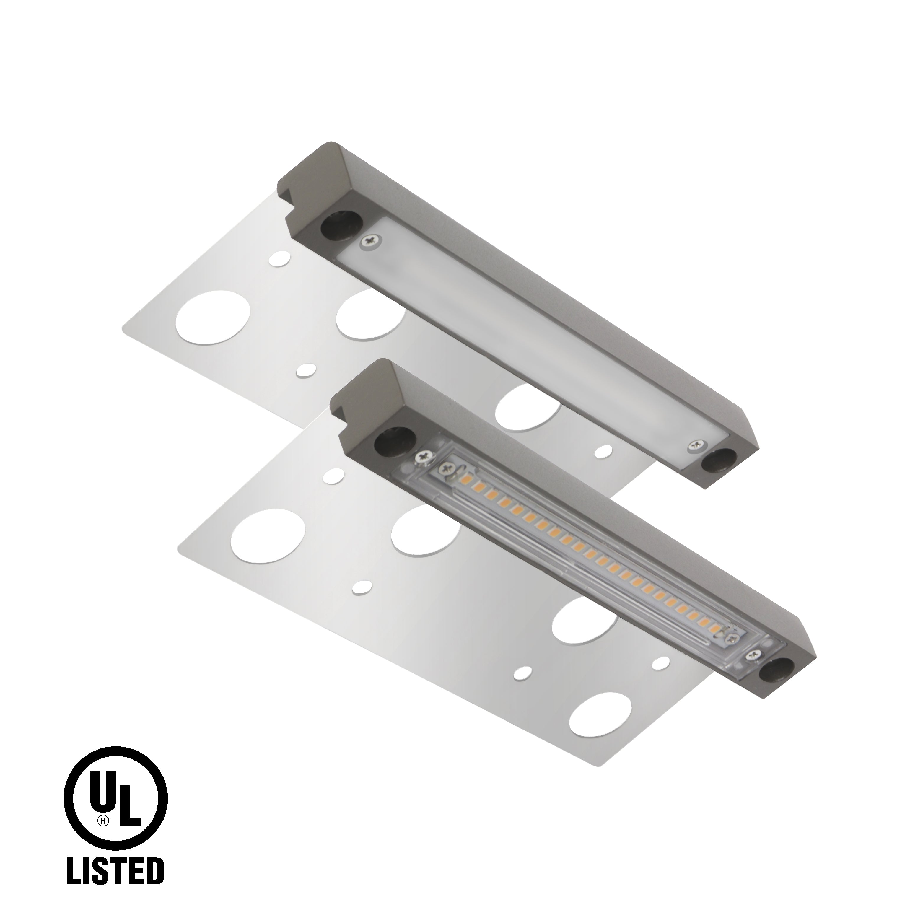 Low Voltage 6.8" Hardscape Light, 9-15V AC/DC, 4W, 2700K, UL Listed ...